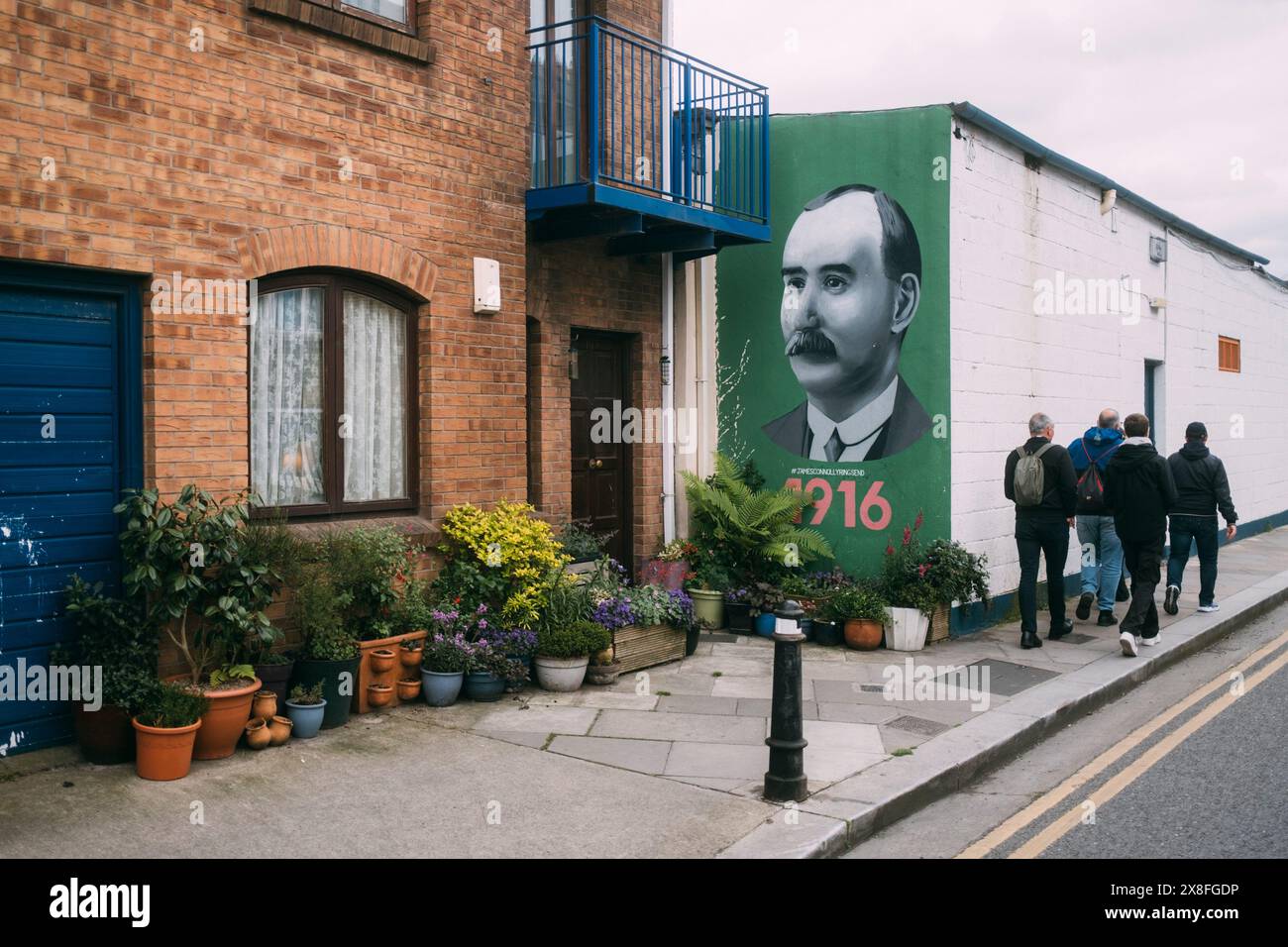 Dublin, Aviva Stadium, 22.05.2024: On the way to the stadium passing a ...