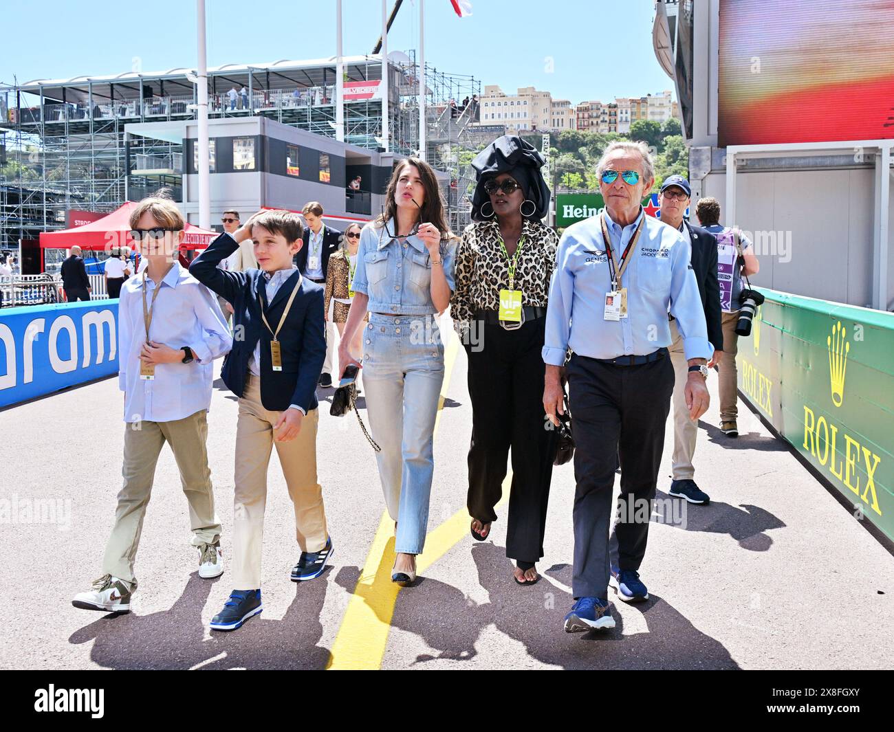Monk, France. 25th May, 2024. Monaco, Monte Carlo Grand Prix - guests ...