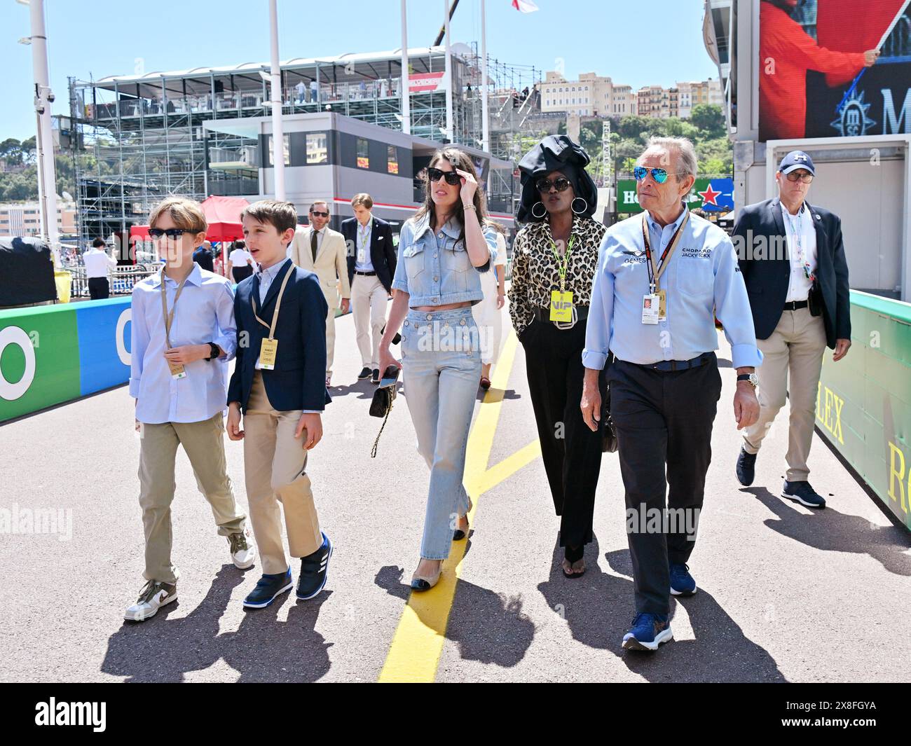 Monk, France. 25th May, 2024. Monaco, Monte Carlo Grand Prix - guests ...