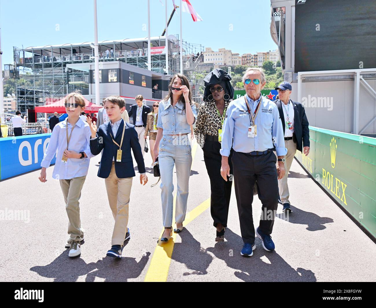Monk, France. 25th May, 2024. Monaco, Monte Carlo Grand Prix - guests ...