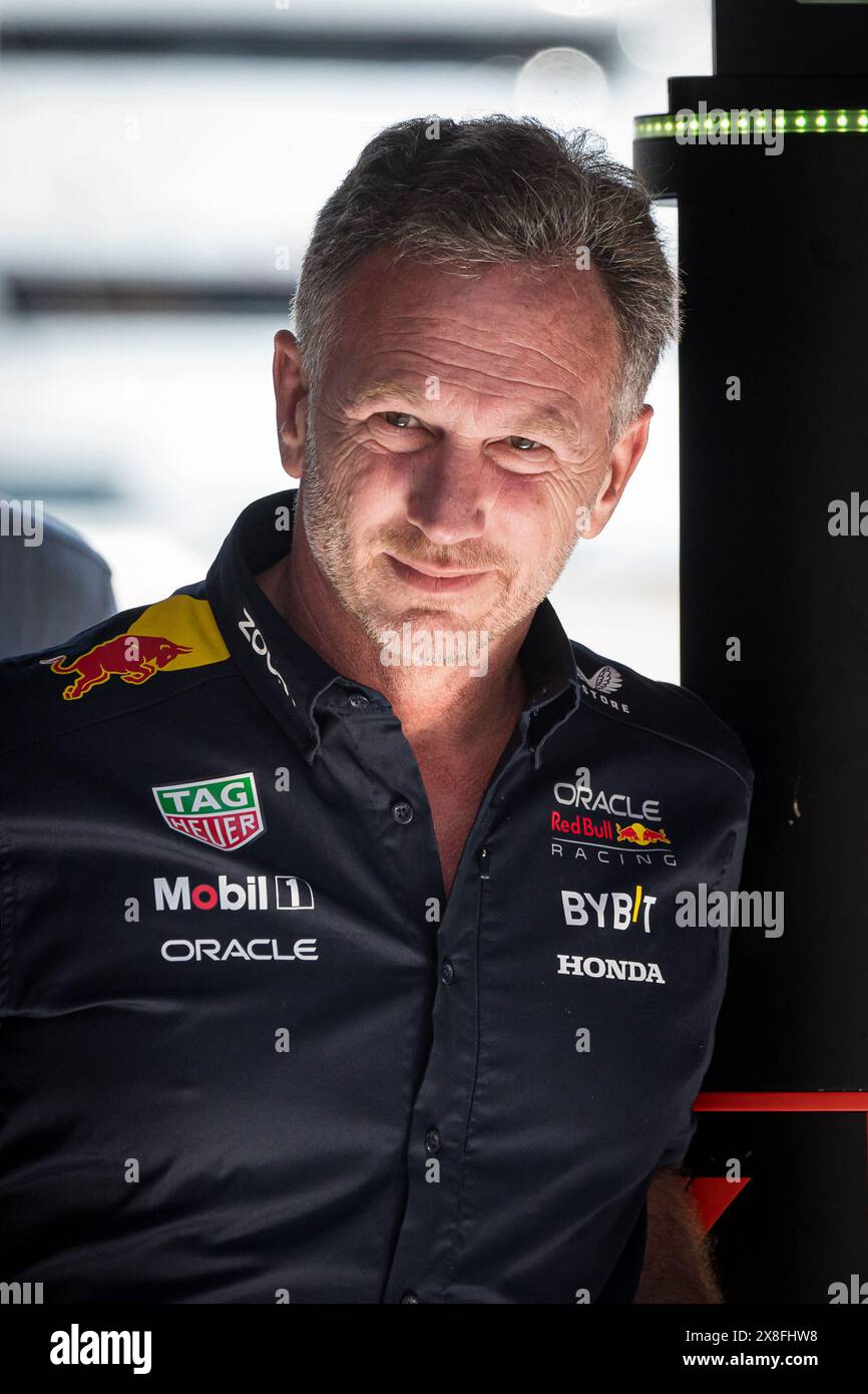 Monaco, Monaco. 24th May, 2024. Oracle Red Bull Racing's team principal ...