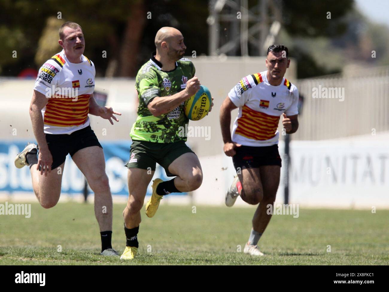 Villajoyosa, Spain. May 25, 2024. Viator Barbarians and Belgium ...