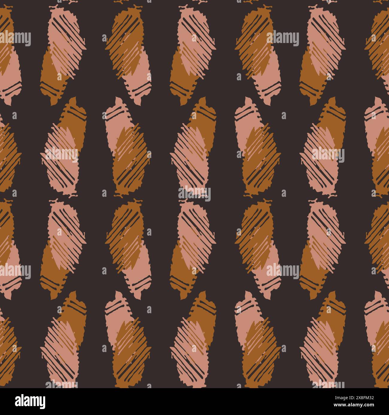 Tribal ethnic camouflage abstract pattern design in fall color trend ...