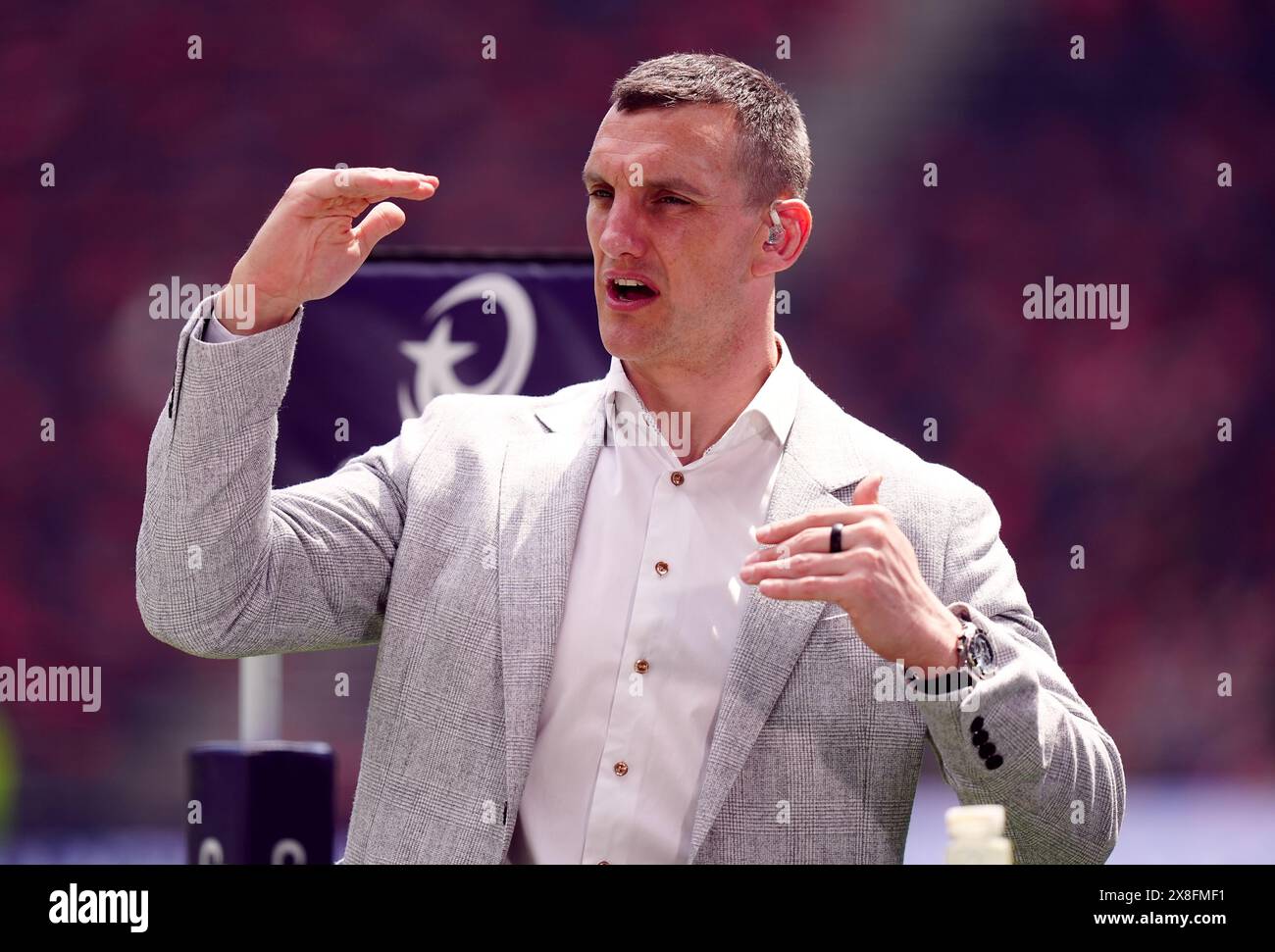 Sam Warburton during the Investec Champions Cup final at the Tottenham ...