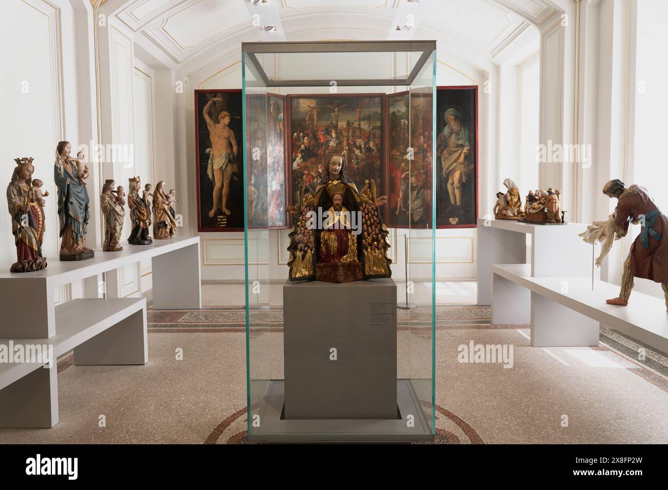 Vienna, Austria. Cathedral Museum Vienna. Shrine Madonna (Vierge ...