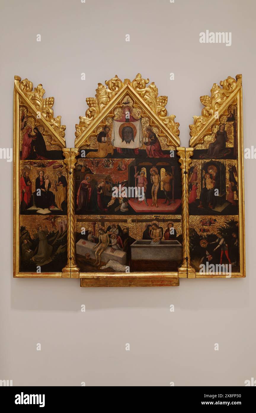 15th century triptych paintings hi-res stock photography and images - Alamy