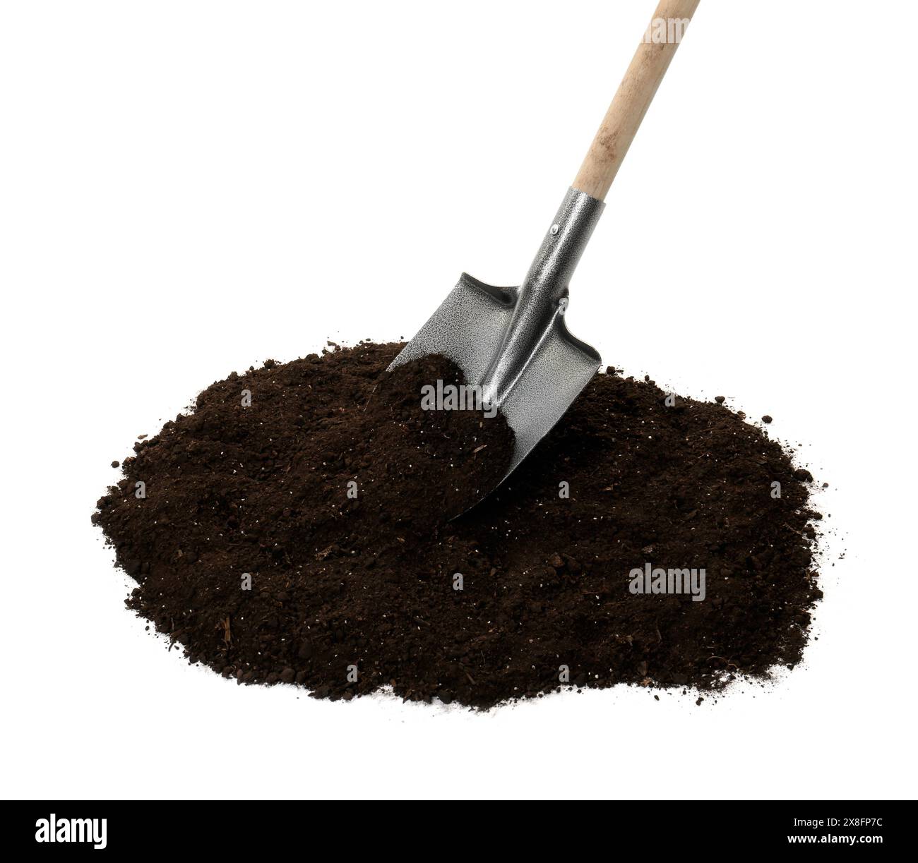 Soil shovel on white hi-res stock photography and images - Alamy