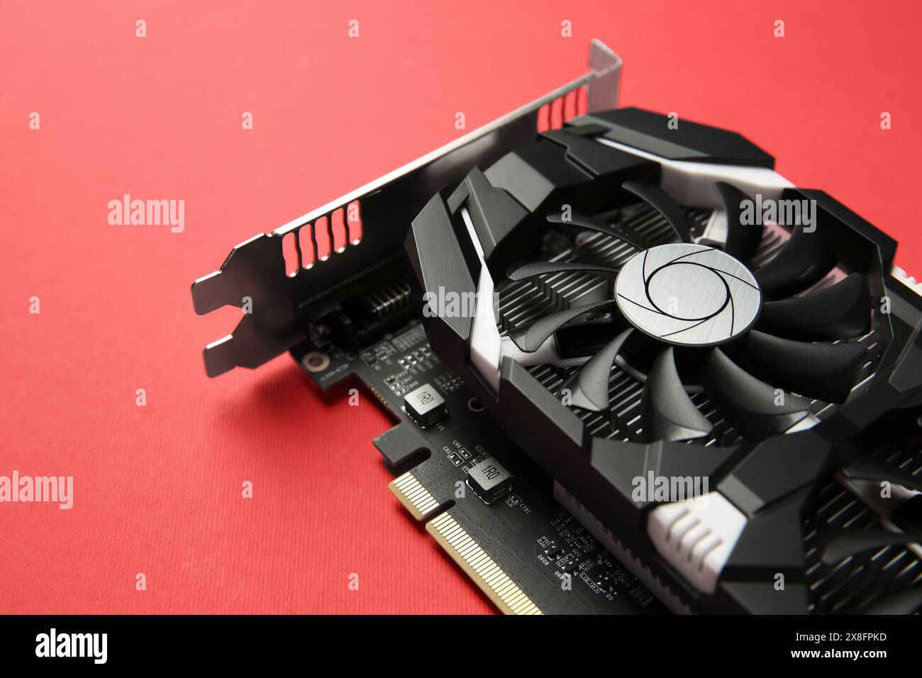 Red computer graphics card hi-res stock photography and images - Alamy