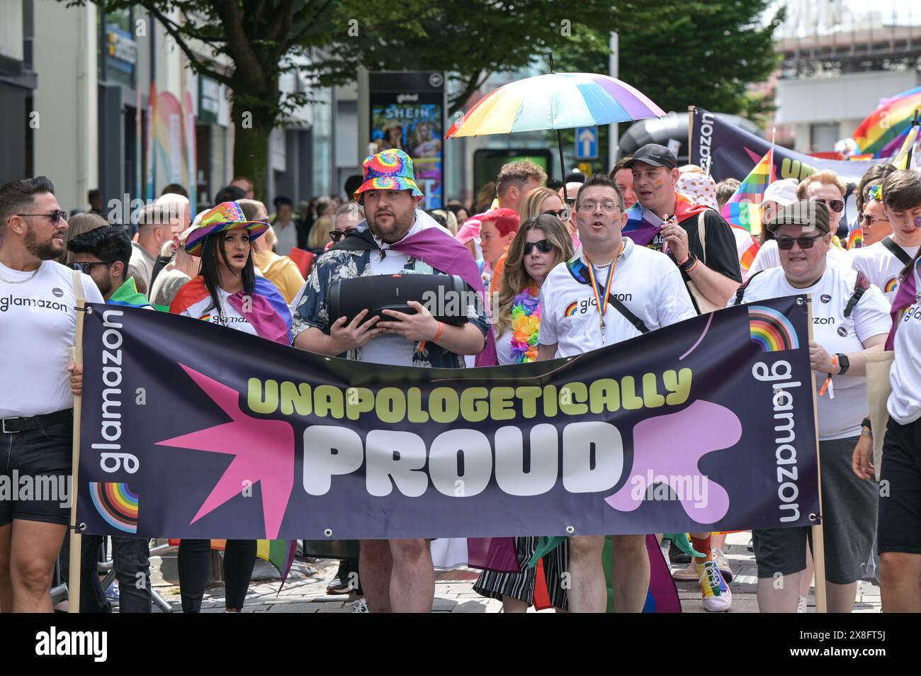 Birmingham city centre, May 25th 2024 - Tens of thousands of visitors ...