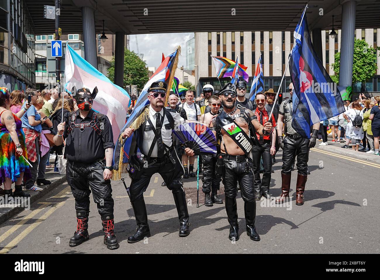 Birmingham city centre, May 25th 2024 - Tens of thousands of visitors ...