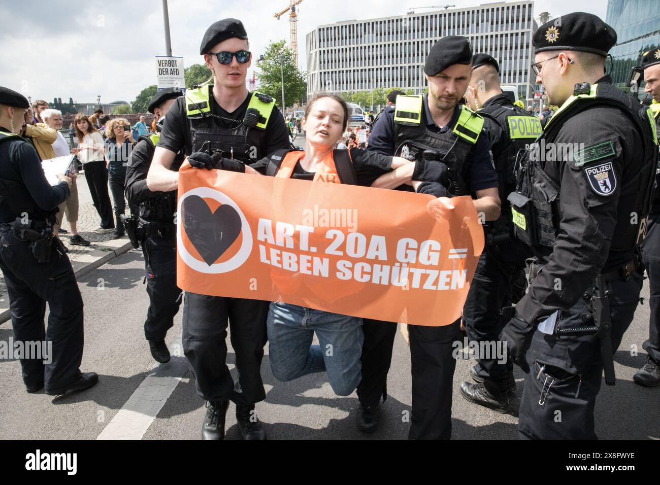 On May 25, 2024, supporters and activists of the climate activist group ...