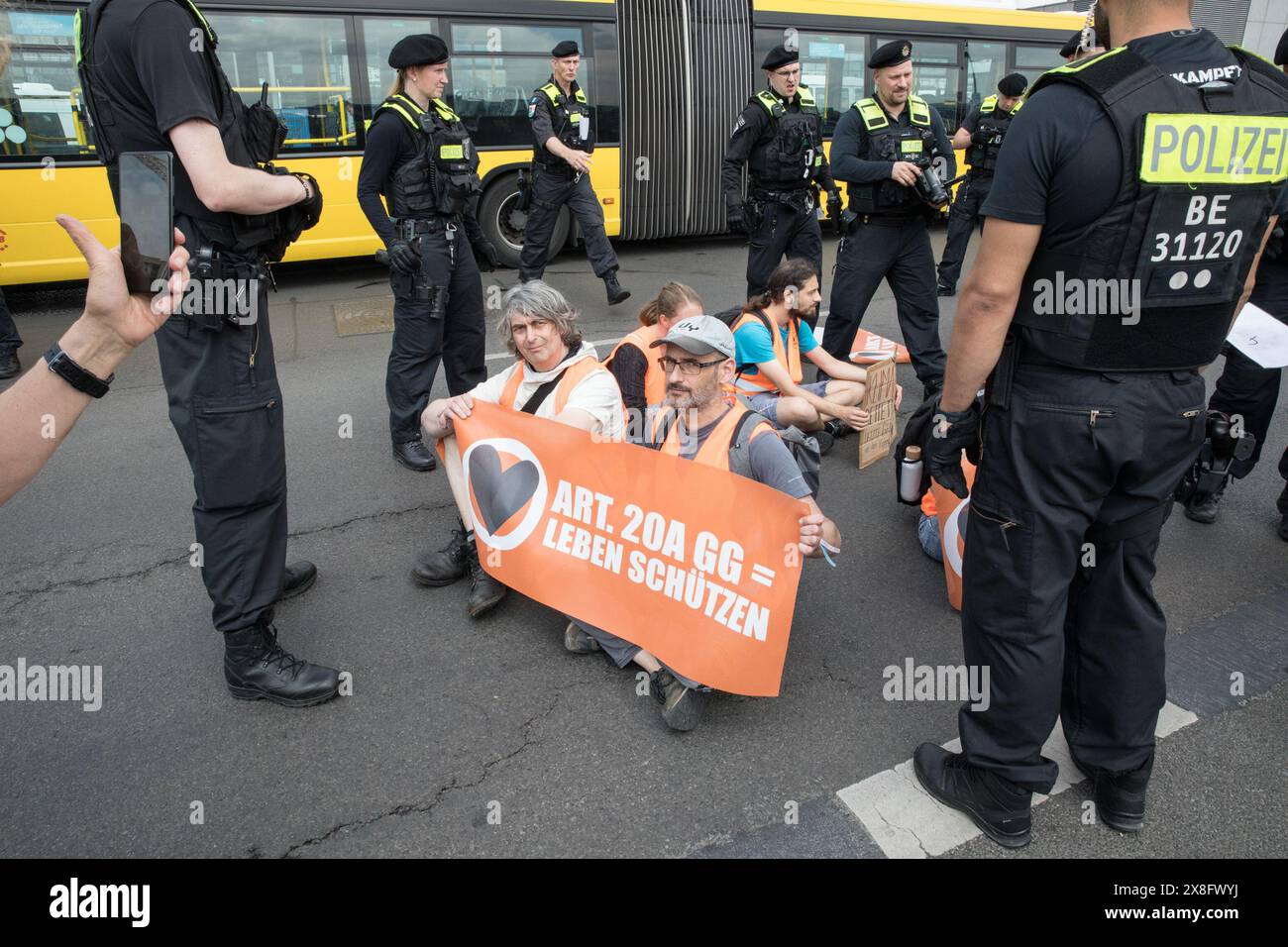 On May 25, 2024, supporters and activists of the climate activist group ...