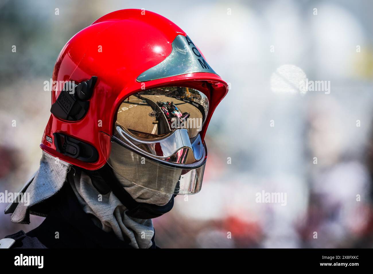 Monaco. 25th May 2024. marshall, commissaire de piste, marshal ...