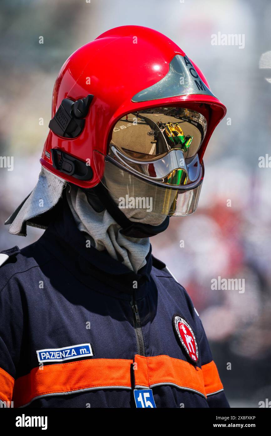 Monaco. 25th May 2024. marshall, commissaire de piste, marshal ...