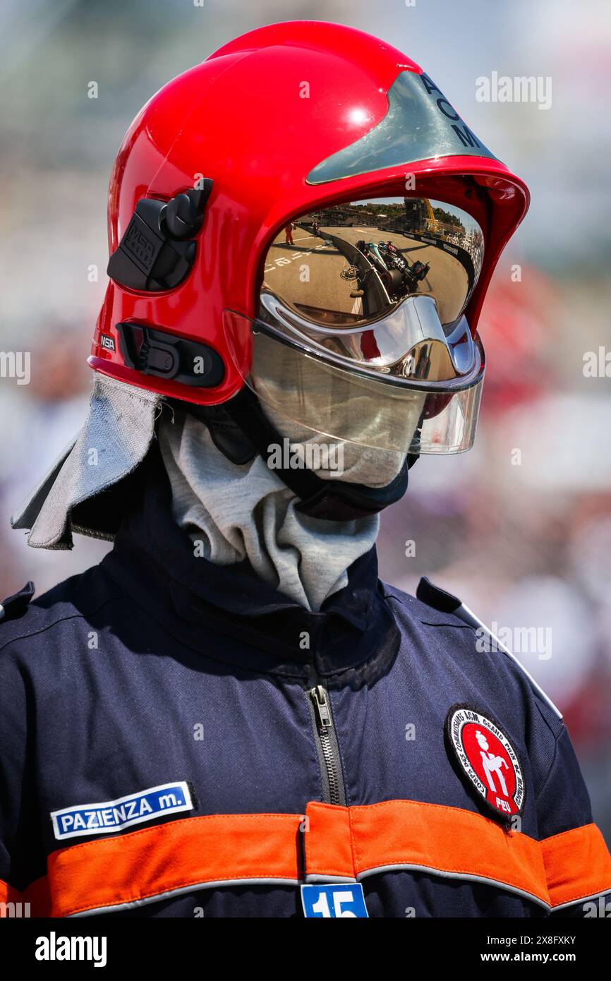 Monaco. 25th May 2024. marshall, commissaire de piste, marshal ...
