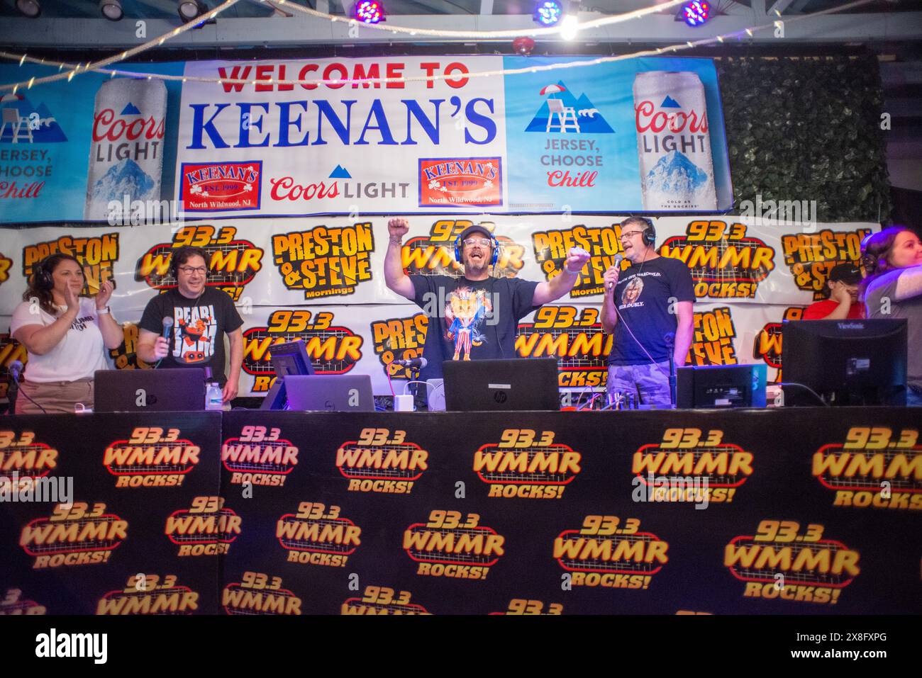 North Wildwood, United States. 24th May, 2024. Members of the Preston ...