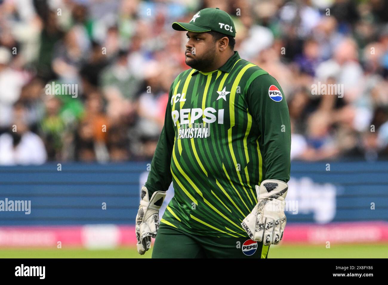 Azam Khan of Pakistan during the Vitality T20 International Series ...