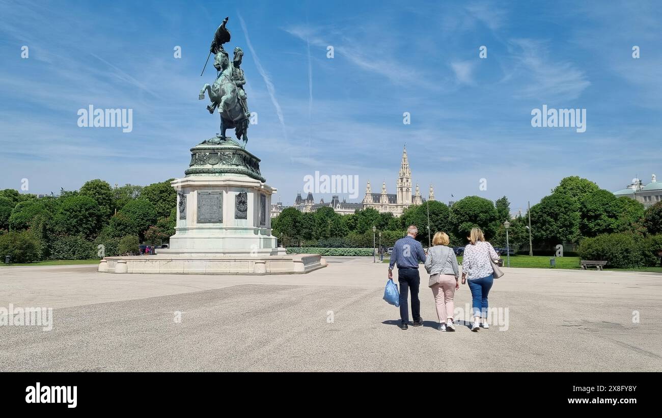 Prince Eugene - Equestrian Statue Stock Photo - Alamy