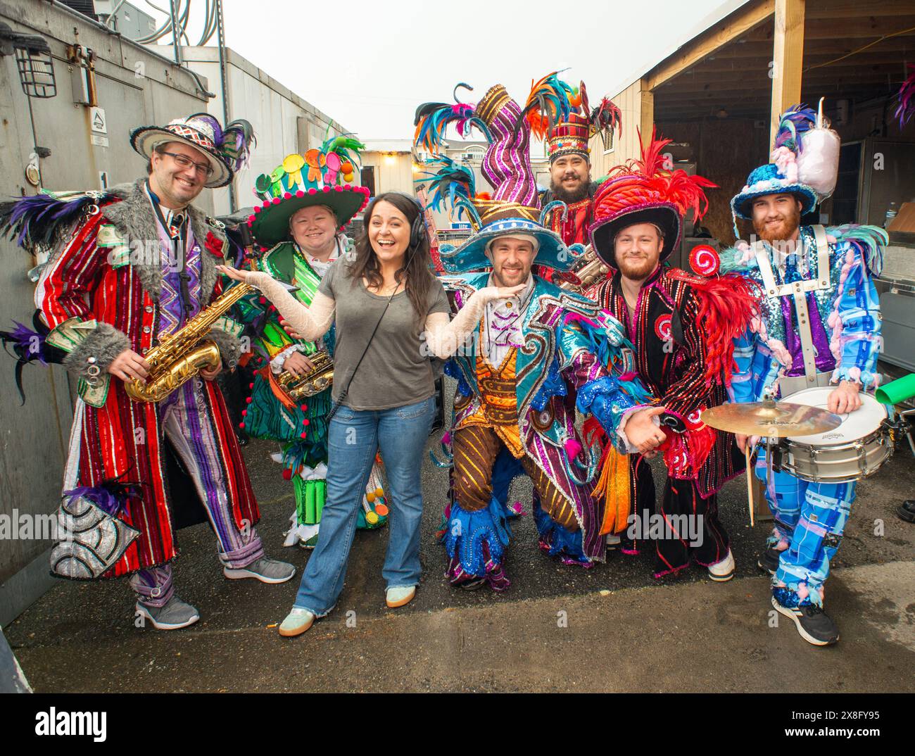 North Wildwood, United States. 24th May, 2024. Uptown String Band and ...