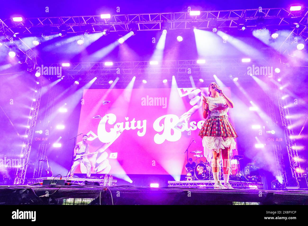 Caity Baser during the BBC Radio1 Big Weekend at Stockwood Park, Luton ...