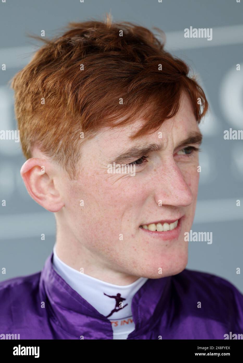 Jockey David Egan (right) after winning the GAIN Marble Hill Stakes (In ...