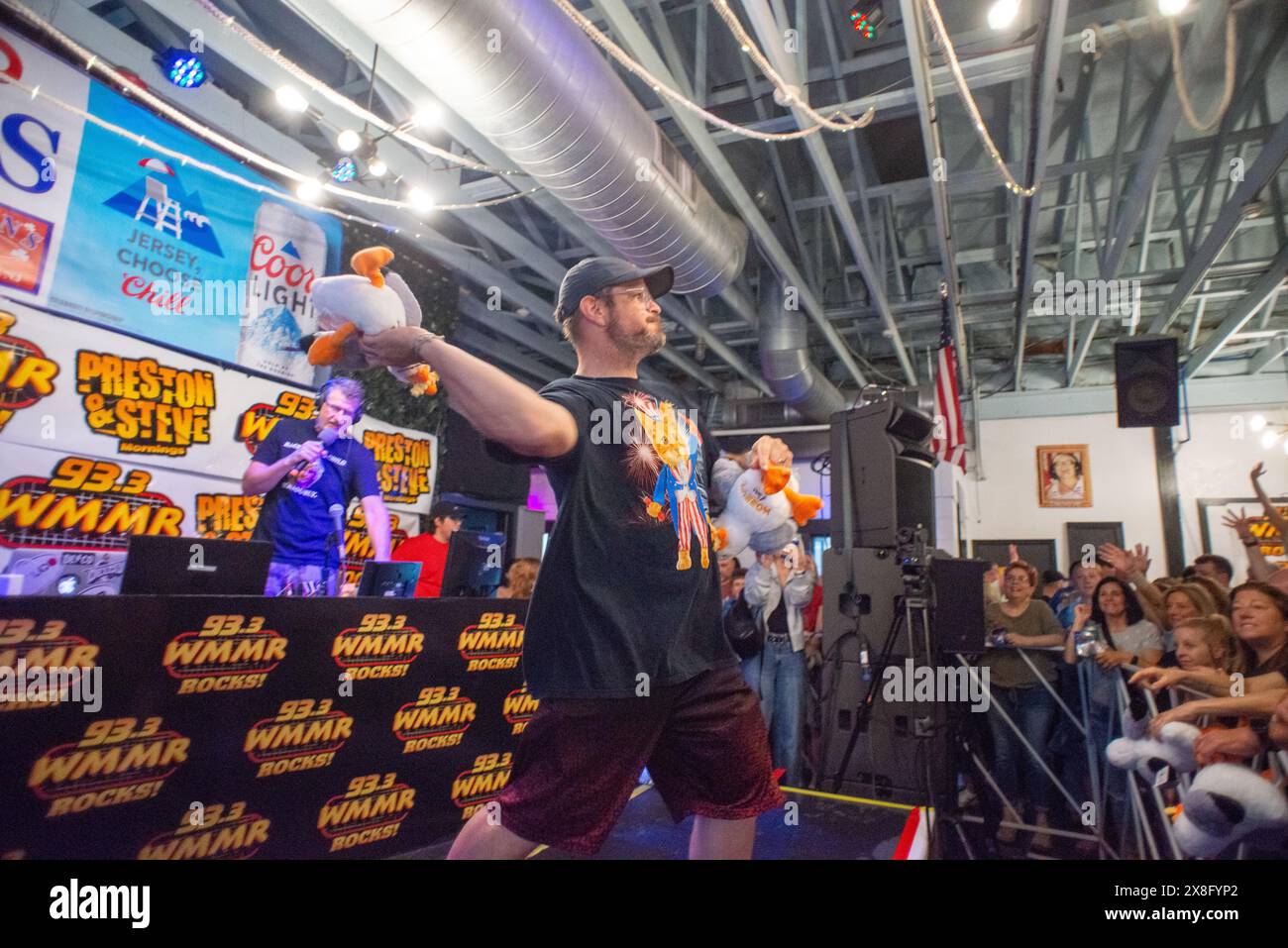 North Wildwood, United States. 24th May, 2024. Casey Fosbenner throws a ...