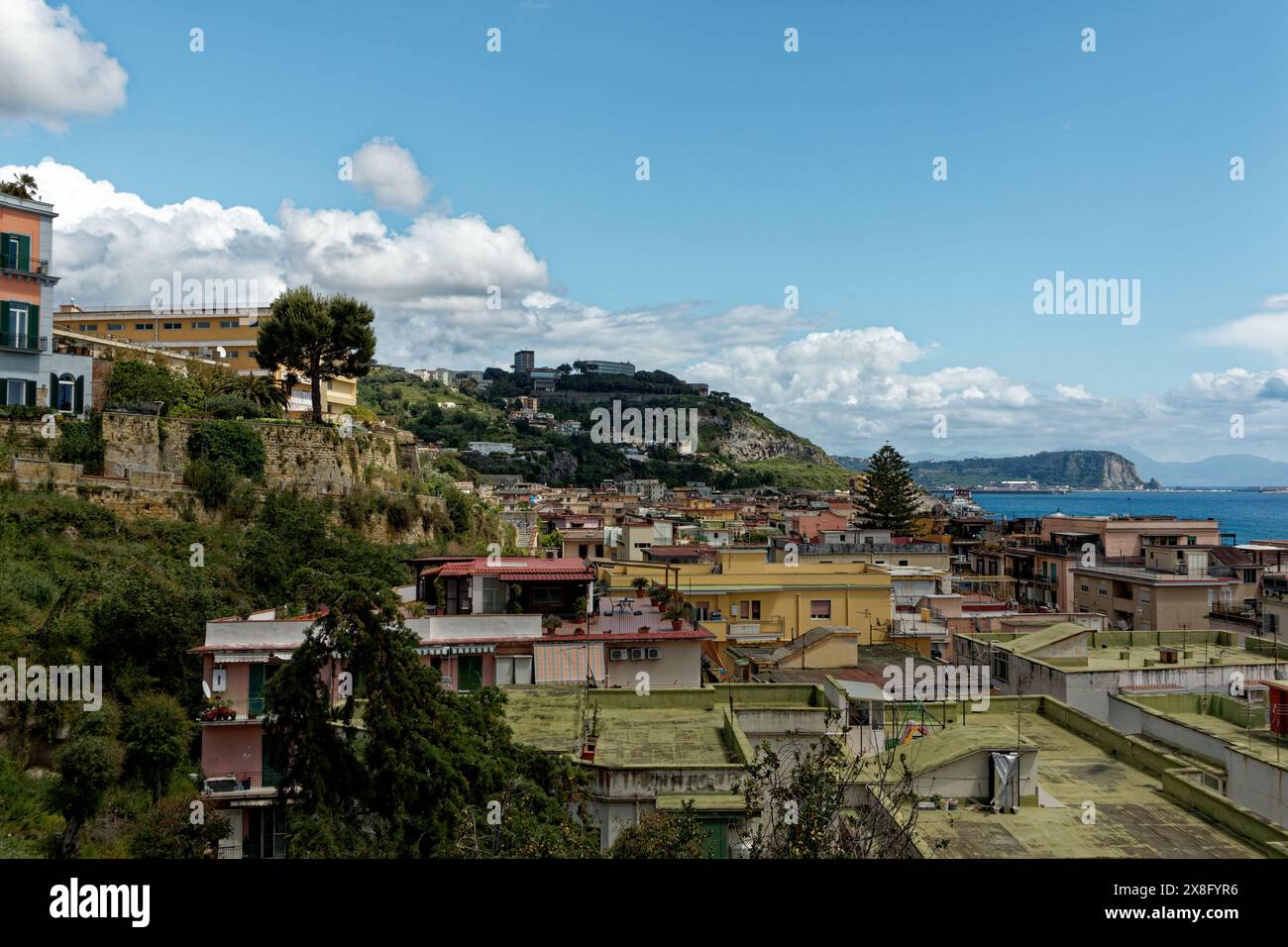 Bagnoli popular coastal district of the city of Naples near Fuorigrotta ...