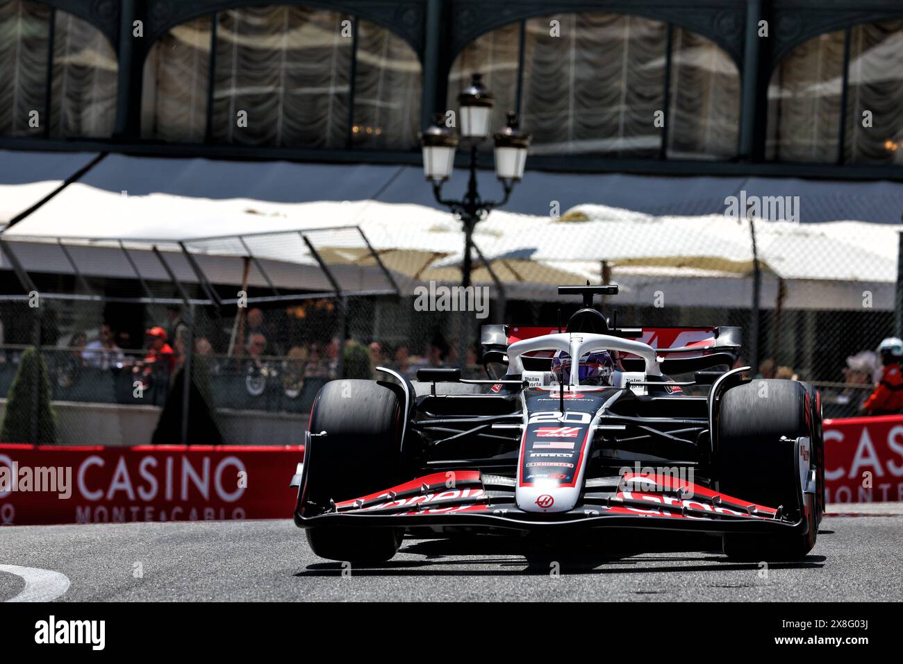 Monte Carlo, Monaco. 25th May, 2024. Kevin Magnussen (DEN) Haas VF-24. Formula 1 World ...