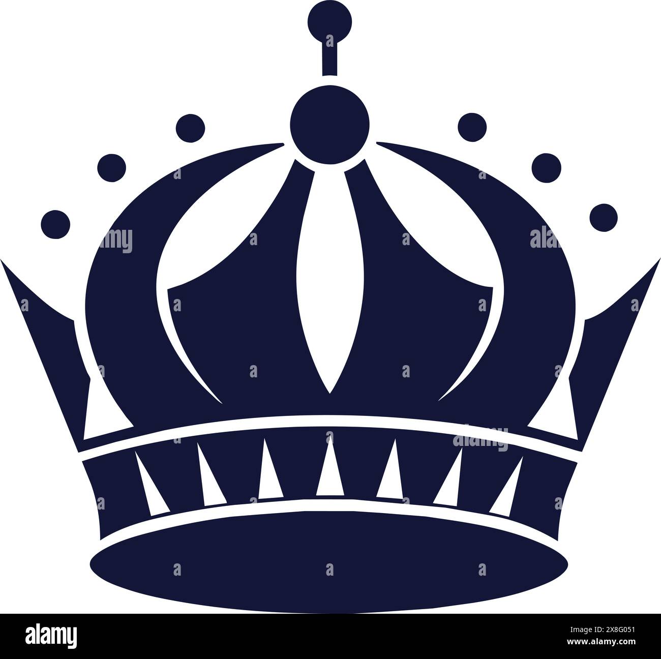 Crown Silhouette, Great for creating certificates, awards, celebratory ...