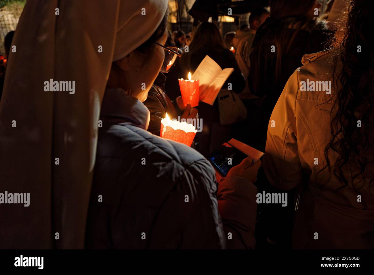 Via Crucis at Colosseum with Pope Holy Week event Christian faith ...
