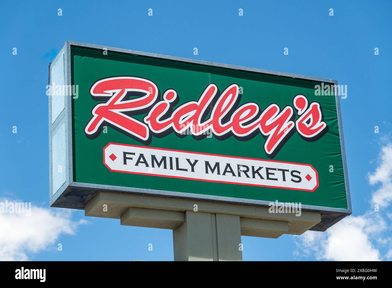 LARAMIE, WY, USA - MAY 13, 2024: Ridley's Family Markets retail store ...