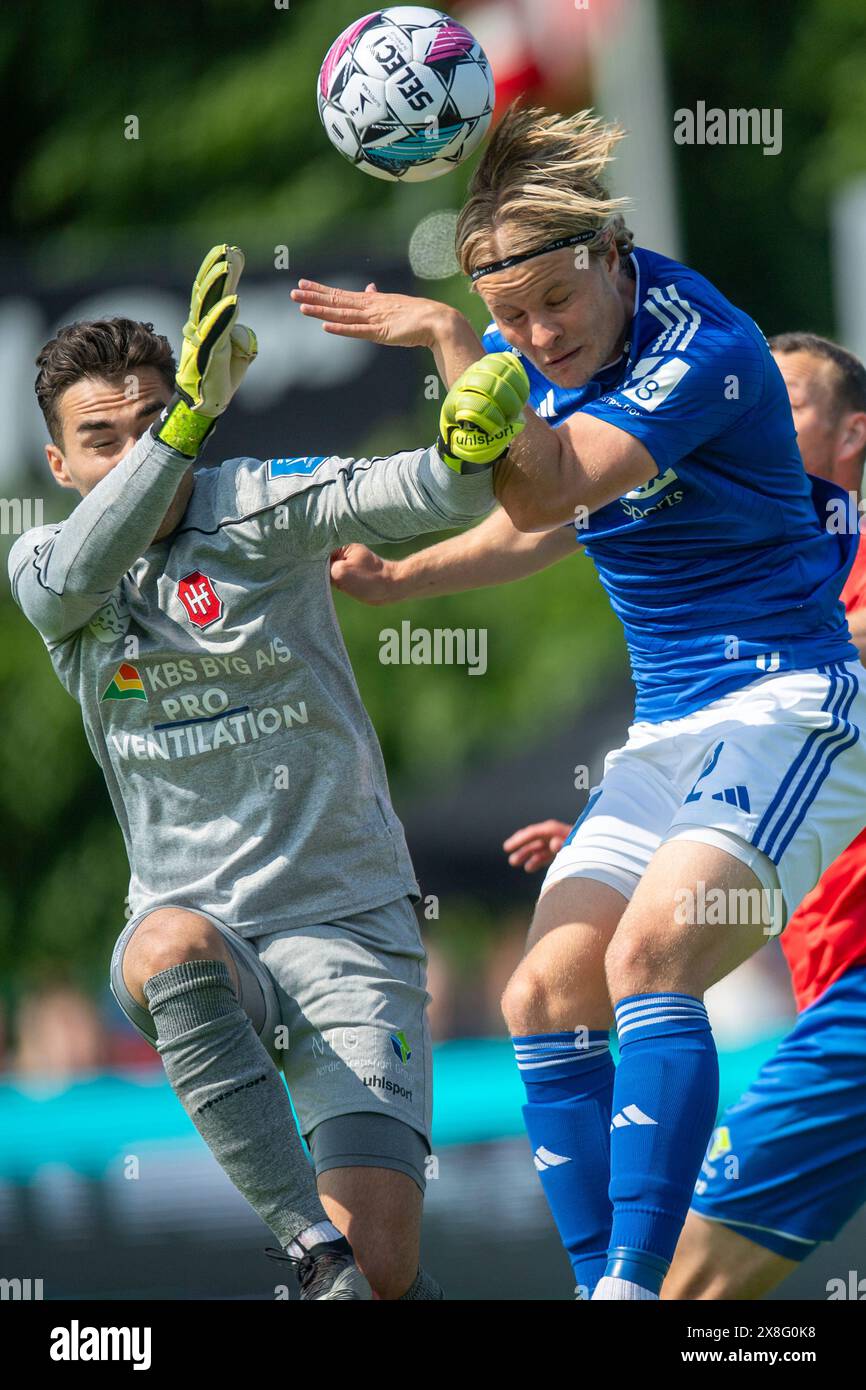 Copenhagen, Denmark. 25th May, 2024. The Superliga match between ...