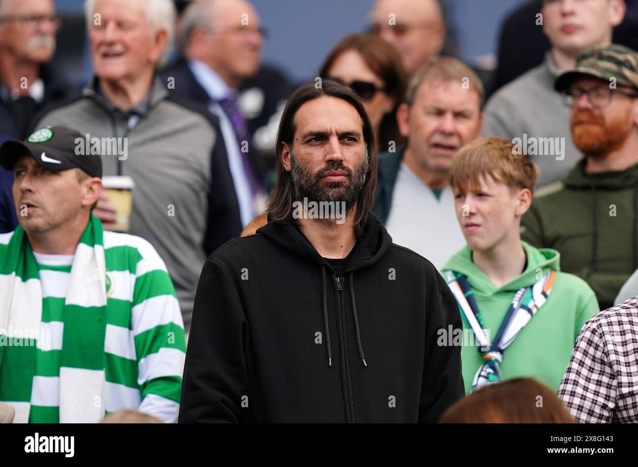 Former Celtic player Georgios Samaras during the Scottish Gas Scottish ...