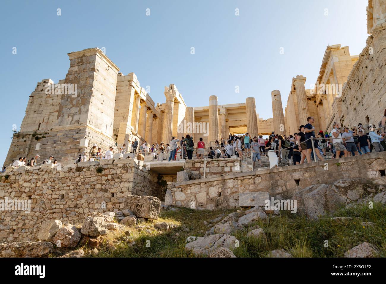 The Propylaea, The Acropolis of Athens, Athens (Athina), Central Athens ...