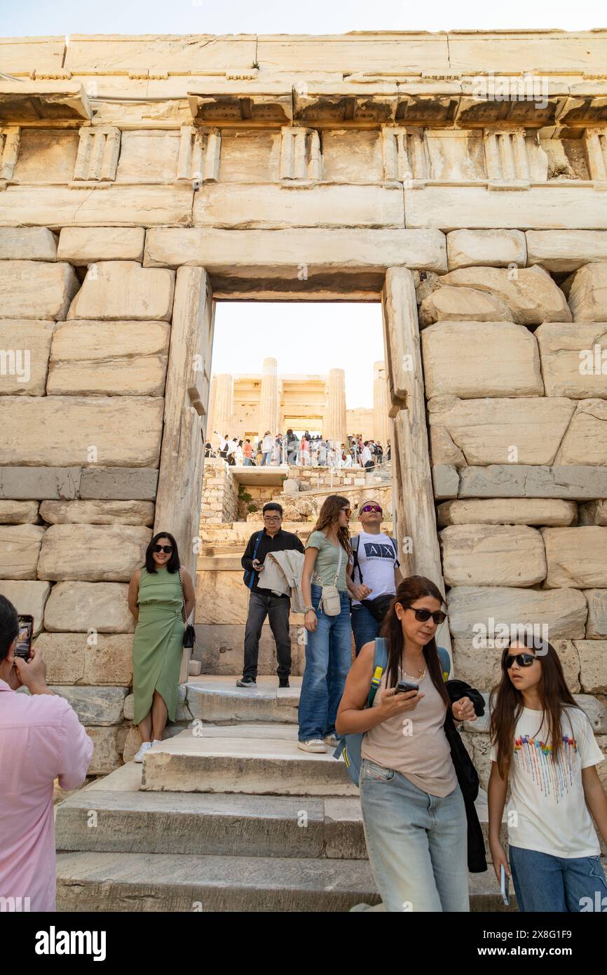The Propylaea, The Acropolis of Athens, Athens (Athina), Central Athens ...