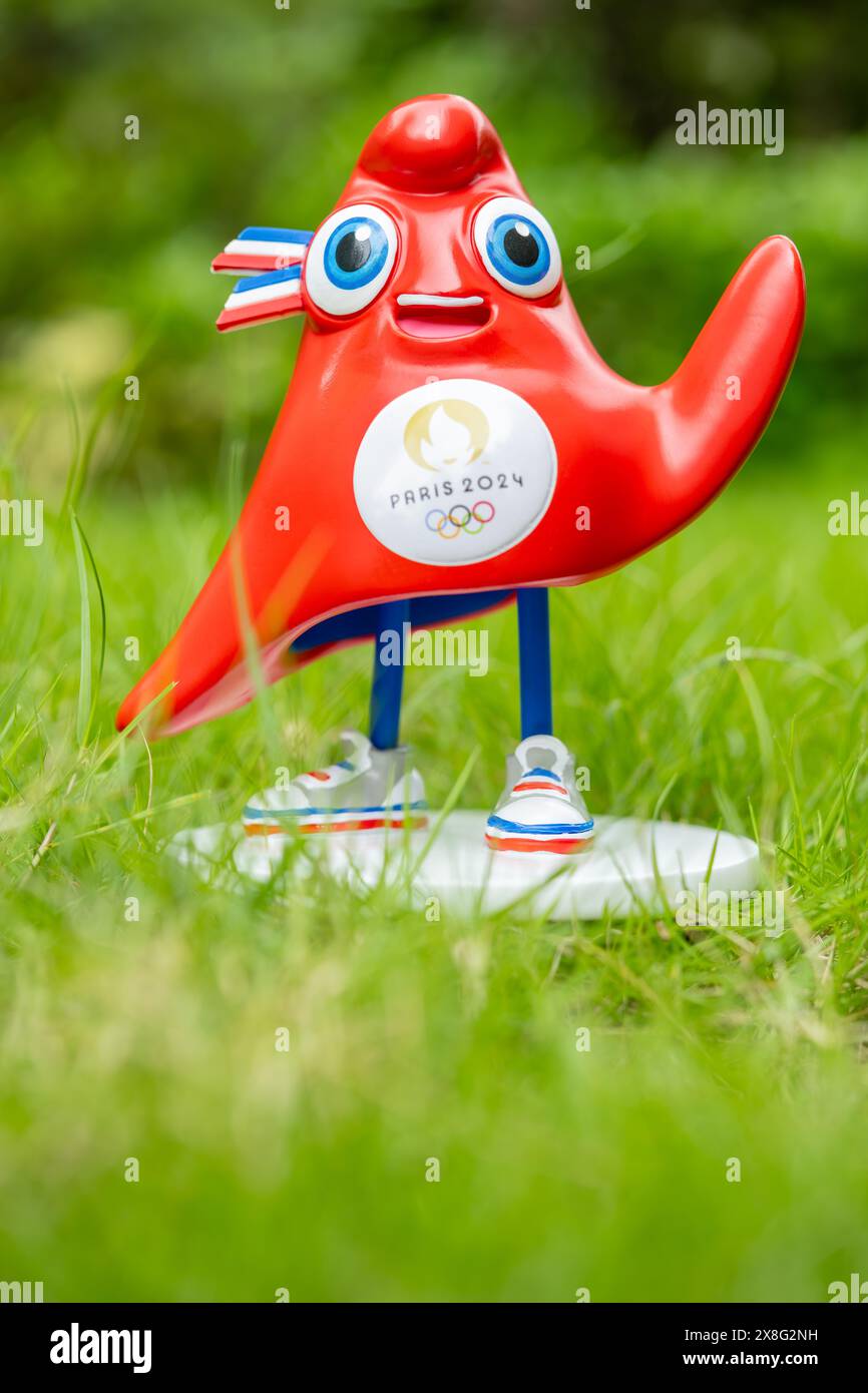 ZHONGSHAN China-May 25 2024: 2024 Paris Paralympic Games mascot the ...