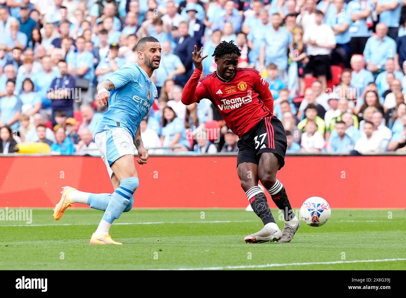 Kobbie mainoo wembley may 2024 hi-res stock photography and images - Alamy