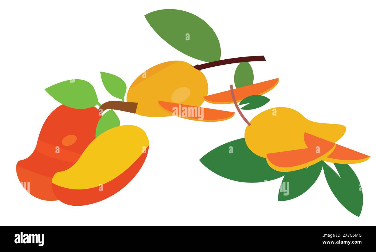 Logo mango Stock Vector Images - Alamy