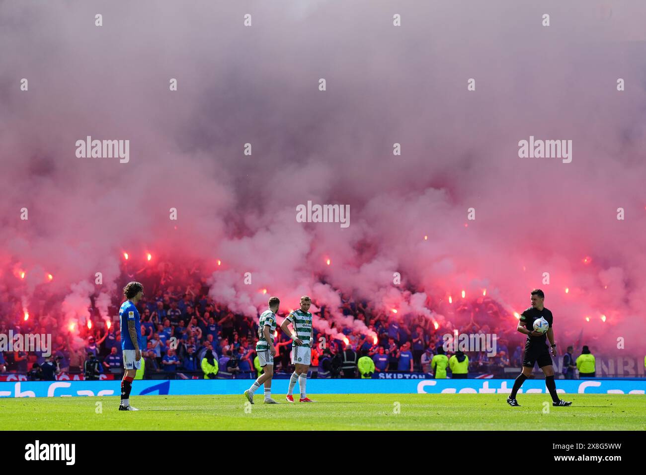Rangers supporters during the Scottish Gas Scottish Cup final at ...
