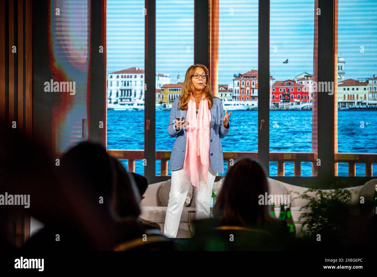 Hilton Molino Stucky, Venice, Italy, May 20, 2024, Roula Khalaf Editor ...