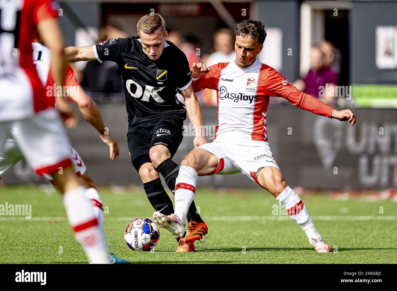 EMMEN, Netherlands. 25th May, 2024. football, Stadium Oude Meerdijk ...