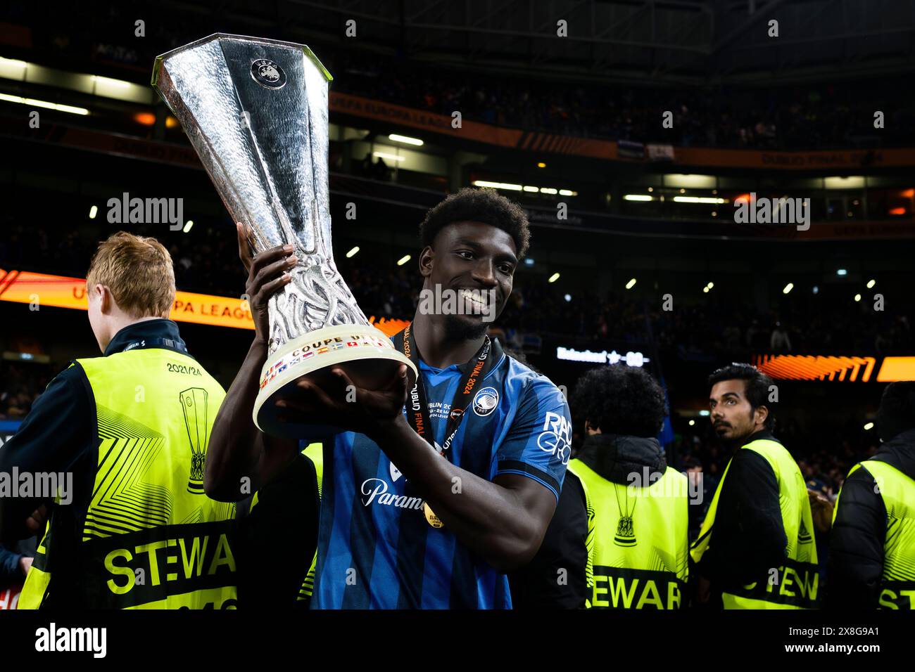 Dublin, Ireland. 22 May 2024. Michel Ndary Adopo of Atalanta BC ...