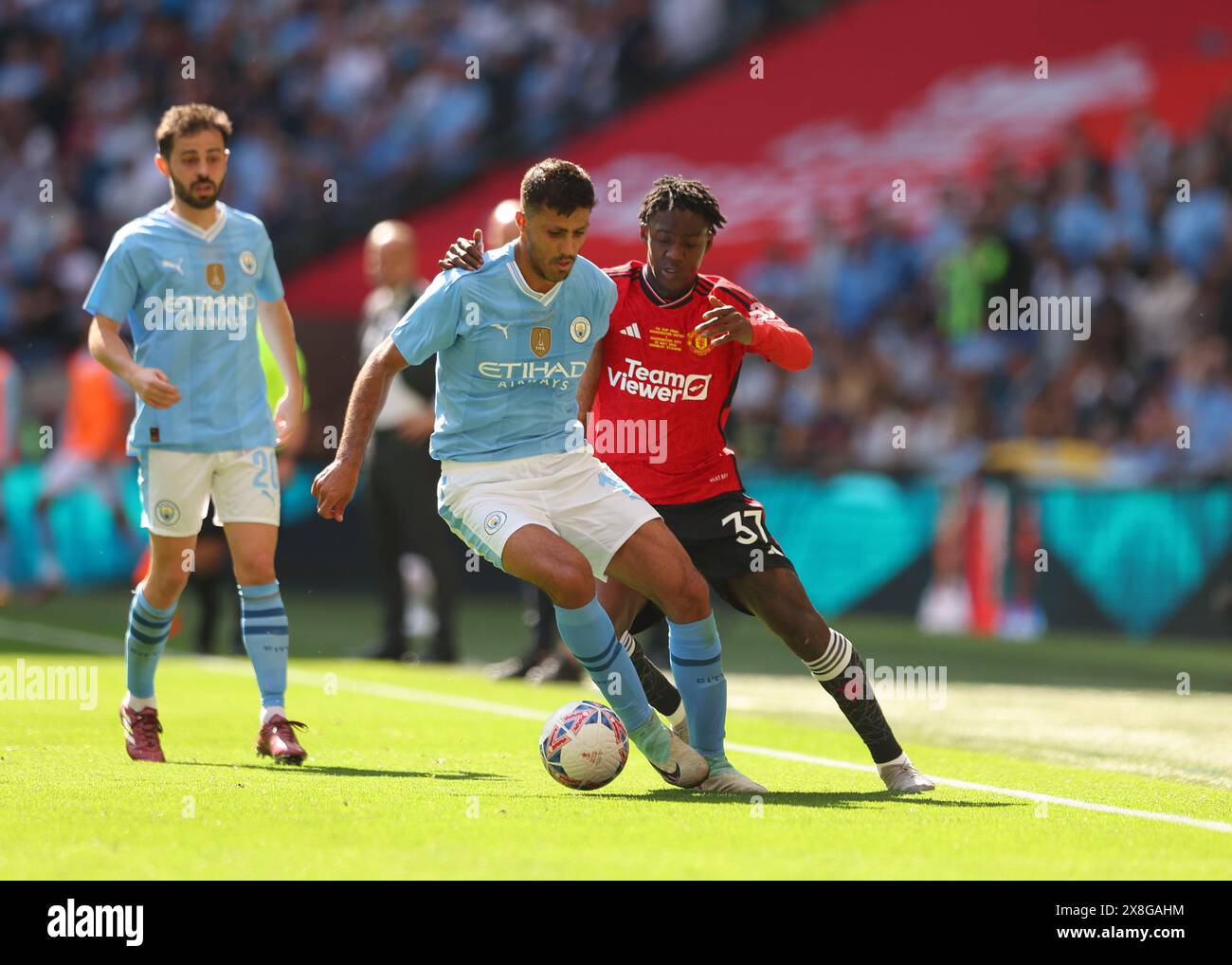 Kobbie mainoo wembley may 2024 hi-res stock photography and images - Alamy