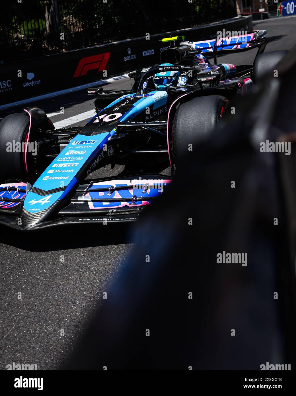 Monaco. 25th May 2024. 10 GASLY Pierre (fra), Alpine F1 Team A524 ...