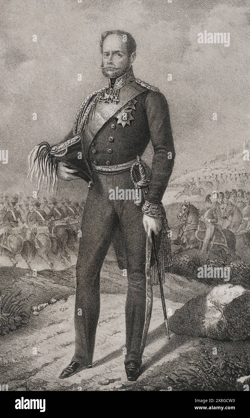 Frederick of Prussia (1794-1863). Prussian prince and military officer ...