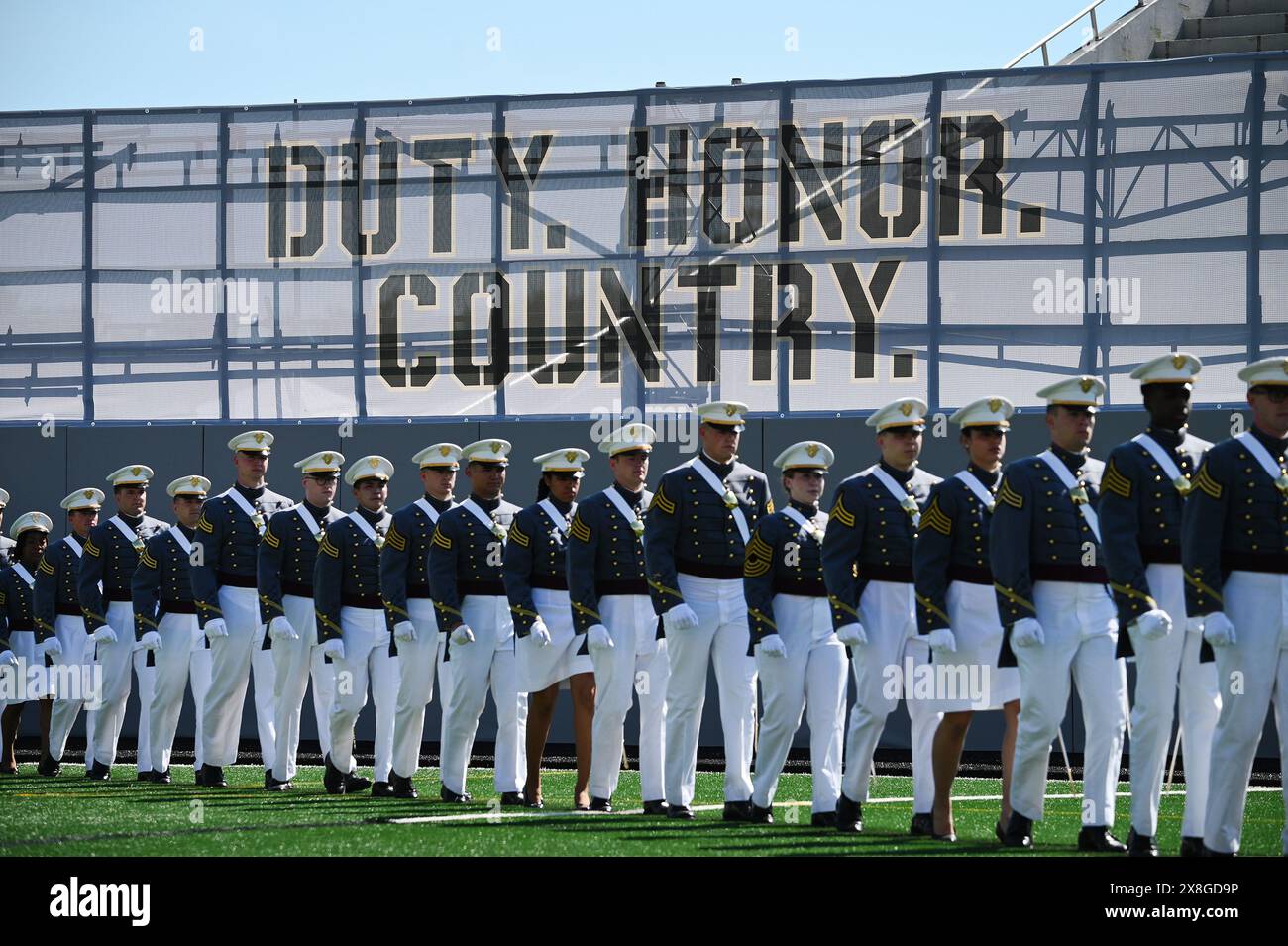New York, USA. 25th May, 2024. Graduating class USMA Corps of Cadets ...