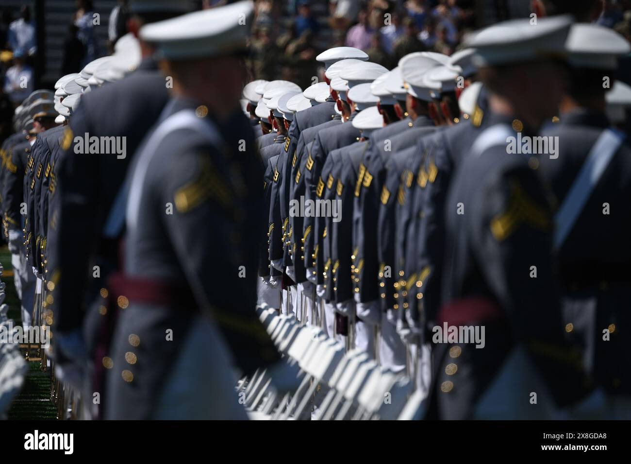New York, USA. 25th May, 2024. Graduating class USMA Corps of Cadets ...