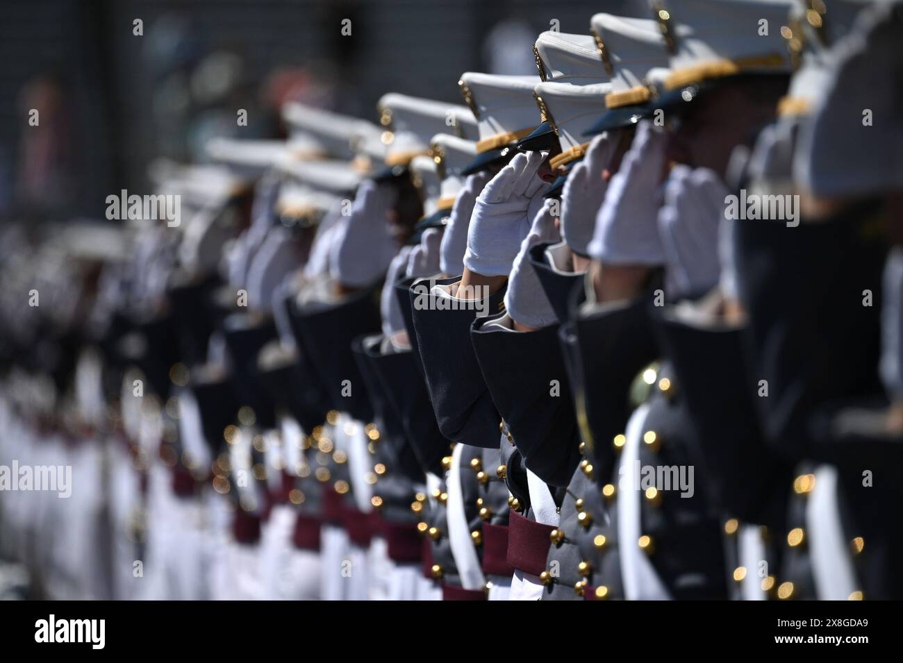 New York, USA. 25th May, 2024. Graduating class USMA Corps of Cadets ...