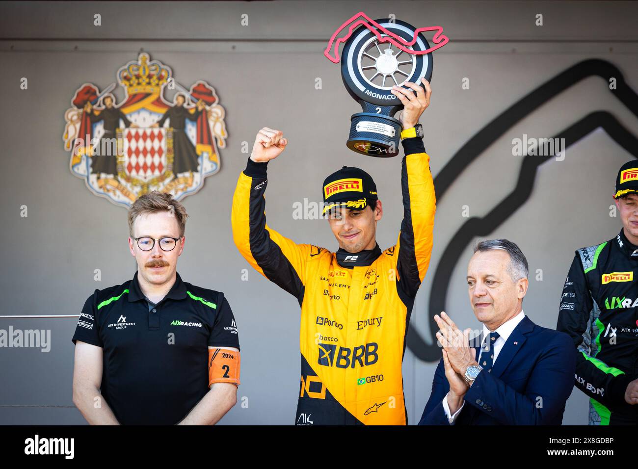 BORTOLETO Gabriel (bra), Invicta Racing, Dallara F2 2024, portrait ...