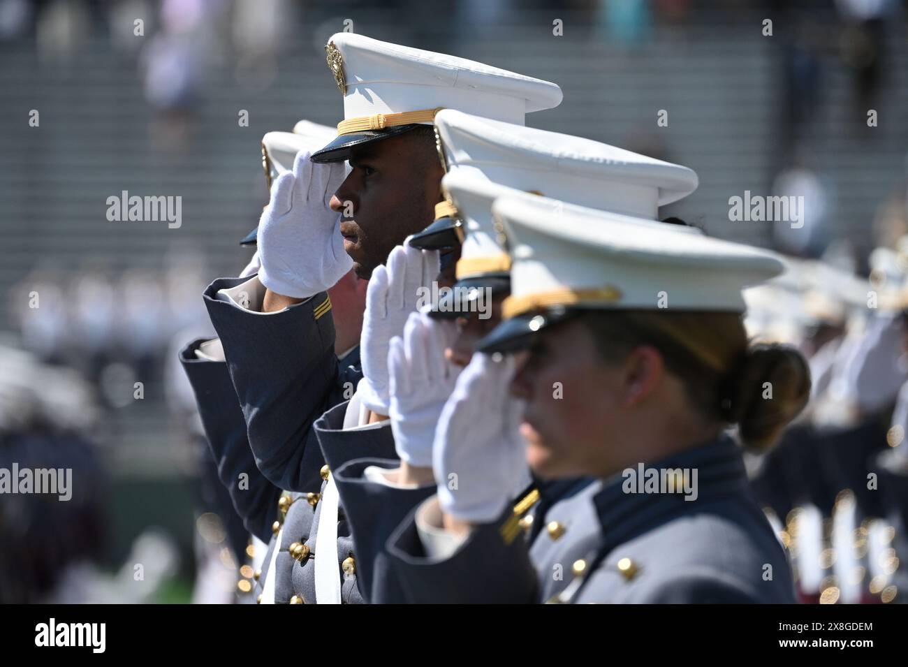 New York, USA. 25th May, 2024. Graduating class USMA Corps of Cadets ...